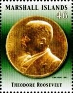 Stamp: Theodore Roosevelt (Marshall Islands(Medals) Mi:MH 3148,Sn:MH ...