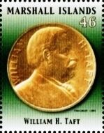 Stamp: William H. Taft (Marshall Islands(Medals) Mi:MH 3149,Sn:MH ...
