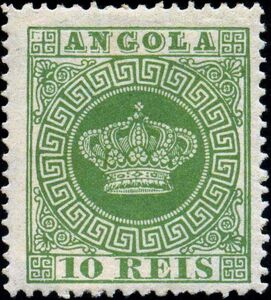 Stamp: Crown (Angola(Crown, new colours) Mi:AO 10IC,Yt:AO 10(B),Sg:AO 31