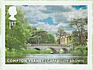 Stamp: Compton Verney (United Kingdom of Great Britain & Northern ...