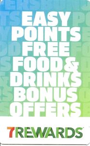 Gift Card: 7 Rewards (7 Eleven, United States of America(7 Eleven) Col ...