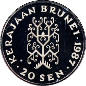 コイン: 20 Sen (Silver edition) (ブルネイダルサラーム国(1970~Today - Numismatic ...