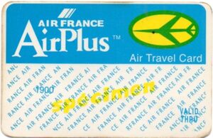 Functional Card: Air France Air Pus - Air Travel Card (specimen ...