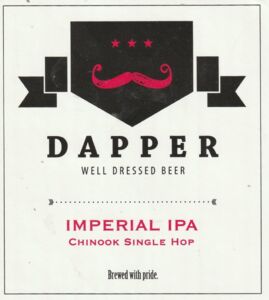 Drink Label: Dapper Imperial IPA (Browar Zodiak Kłodawa, PolandCol:PL ...