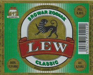 Drink Label: Lew Classic (Browar Zodiak Kłodawa, PolandCol:PL-BEER-006281