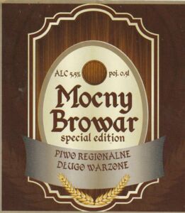 Drink Label: Mocny Browar (Browar Zodiak Kłodawa, PolandCol:PL-BEER-006306