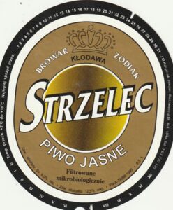 Drink Label: Strzelec jasne (Browar Zodiak Kłodawa, PolandCol:PL-BEER ...