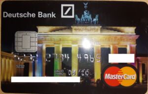 Bank Card: Deutshche Bank (Deutsche Bank, Germany, Federal RepublicCol ...