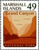 Stamp: Grand Canyon (Marshall Islands(National Parks (2019)) Mi:MH 3759 ...