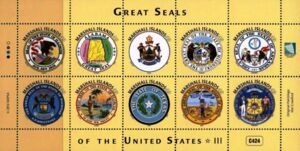 Stamp: Great Seals of the United States (Marshall Islands(Great Seals ...