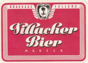 Etiqueta de bebida: Villacher Bier Märzen (Brauerei Villach, AustriaCol ...