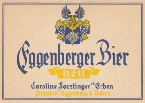 Drink Label: Eggenberger Bier hell (Brauerei Schloss Eggenberg ...