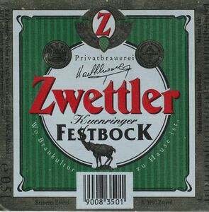 Drink Label: Zwettler Festbock (Privatbrauerei Zwettl, AustriaCol:AT ...