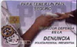 Tarjeta Telefónica: PFP - Para Tener Un Pais Seguro Tu mejor Defensa ...