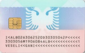 Funktionale Karte: Albania Identity Card (Personal Identification ...