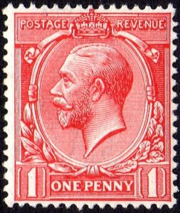 Stamp: King George V (United Kingdom of Great Britain & Northern ...