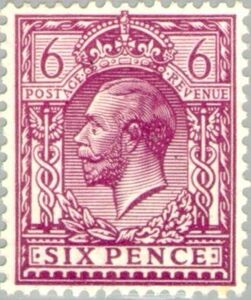 Stamp: King George V (United Kingdom of Great Britain & Northern ...