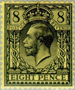 Stamp: King George V (United Kingdom of Great Britain & Northern ...