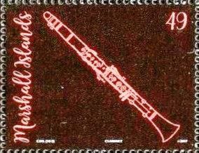 Stamp: Jazz and blues instruments (Marshall Islands(Jazz and blues ...