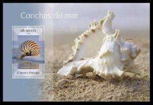 Stamp: Shells (São Tomé and Príncipe(Shells 2014) Mi:ST BL993