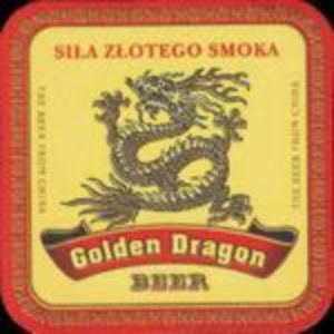 Beer Coaster: Golden Dragon (Browar Krotoszyn, PolandCol:PL-000224