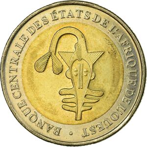 Coin: 200 CFA Francs (West African States(1959~Today - Circulation) Col ...