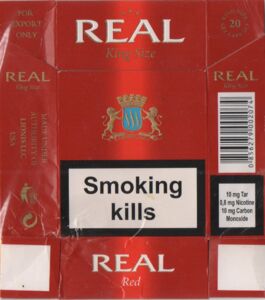 Cigarette Pack: Real red (United States of America) Col:US-CT-0264