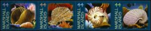 Stamp: Sea Shells se-tenant strip (Marshall Islands(Sea Shells 2009) Mi ...