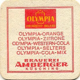 Beer Coaster: Amberger (Hotel-Brauerei-Gasthof Amberger, Germany ...