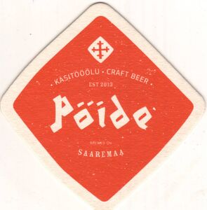 Beer Coaster: Poide (Poide Pruulikoda, EstoniaCol:EE-000195