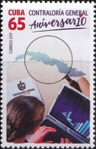 Stamp: 60th Anniversary of the Controller General Office (CubaMi:CU ...