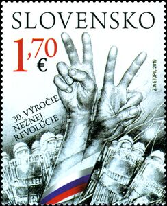 Znaczek: 30th Anniversary of the Velvet Revolution (Słowacja(Velvet ...