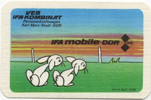 Pocket Calendar: IFA Mobile DDR (Germany, Democratic Republic (DDR)(IFA ...