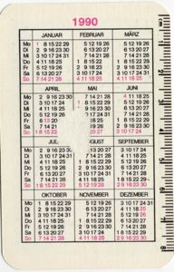 Pocket Calendar: IFA Mobile DDR (Germany, Democratic Republic (DDR)(IFA ...