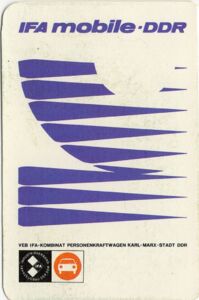 Pocket Calendar: IFA Mobile DDR (Germany, Democratic Republic (DDR)(IFA ...