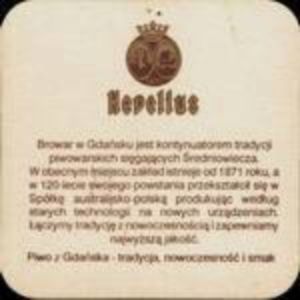 Beer Coaster: Hevelius (Browar Gdańsk, PolandCol:PL-000771