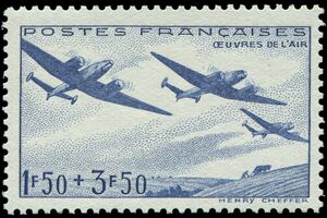 Stamp: Œuvres De L'air (Algeria(Definitive issues) Yt:DZ 245c
