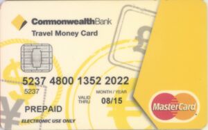 Tarjeta de Banco: MasterCard Travel Money Card (Commonwealth Bank ...