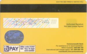 Bank Card: MasterCard Travel Money Card (Commonwealth Bank, Australia ...