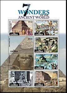Stamp: Seven Wonders of the Ancient World (Gambia(Seven Wonders of the ...