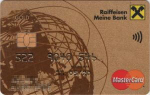 Tarjeta de Banco: MasterCard Gold (Raiffeisen Bank, AustriaCol:AT-MC-0015