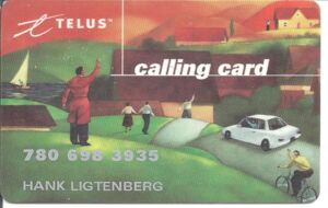 Phonecard: Telus Calling Card (Telus, Canada(Calling Card) Col:CA-TEL ...