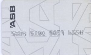 Bank Card: ASM Fastcash (ASB Bank, New Zealand) Col:NZ-GM-0005