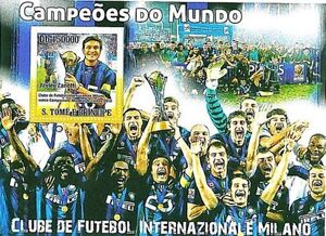 Stamp: Tournament Success of the Football Club Inter Milan (São Tomé ...