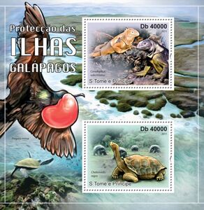 Stamp: Protection of Galapagos Islands (São Tomé and Príncipe ...