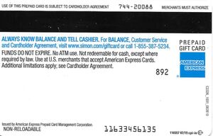 Gift Card: Simon - Tree Decorations (American Express, United States of ...