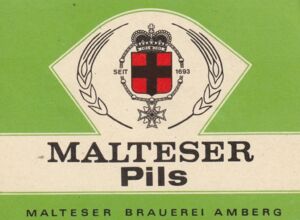 Drink Label: Malteser Pils (Malteser Brauerei Amberg, Germany, Federal ...