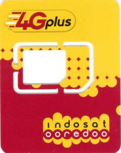 Phonecard: 4G Plus (Mobile Indonesia, Indonesia(Ooredoo (Indosat ...