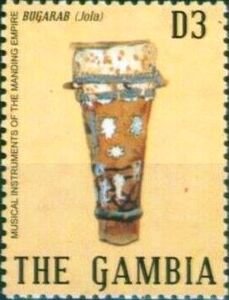 Stamp: Jola bugarab (Gambia) (Traditional Musical Instruments (2010 ...