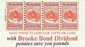 Stamp: Brooke Bond Dividend Sheet of 4. Decimal version (United Kingdom ...